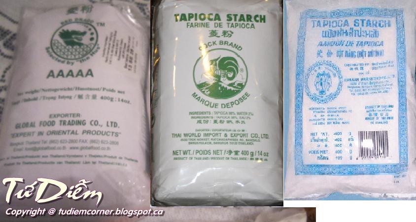 Nguyên Liệu Thực Phẩm - Một Số Loại Bột | TuDiem's Corner
