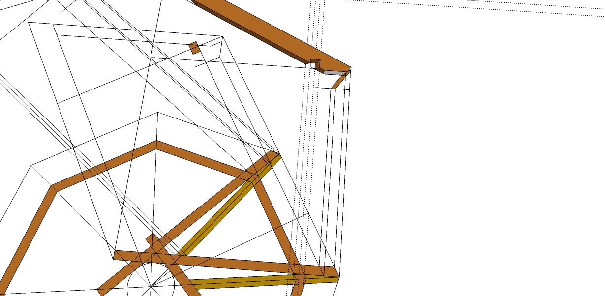 Roof Framing Geometry: The Mandala roof (reciprocal roof)