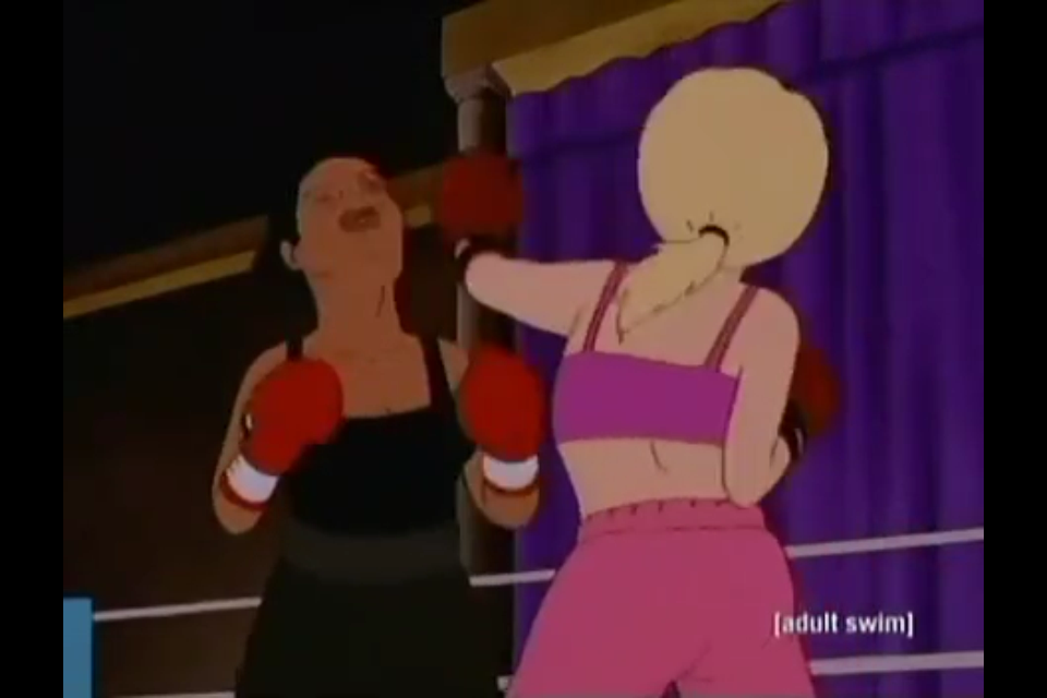 Cartoon Girls Boxing Database: King of the Hill - Season 7 Episode 11: Boxing Luanne