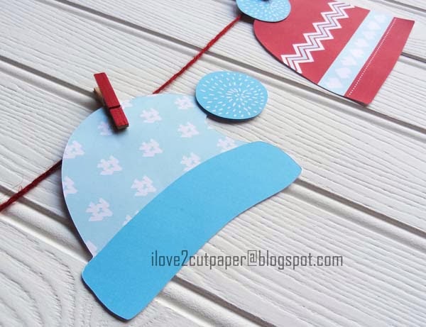 i love 2 cut paper: Snow Hats
