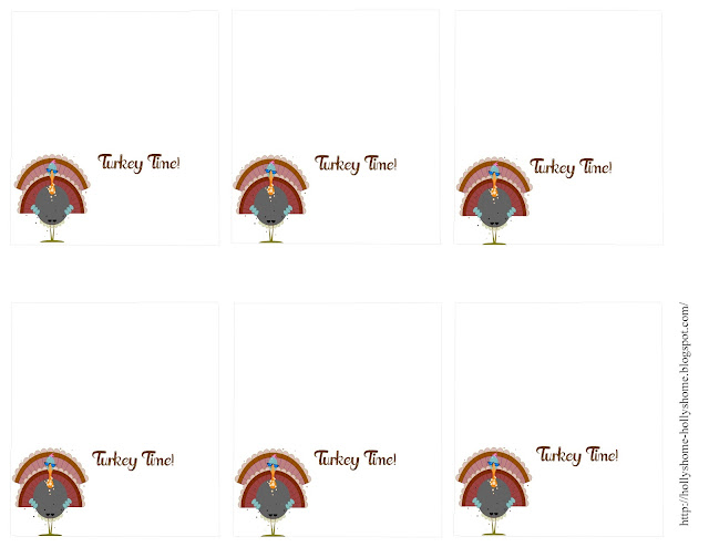 HollysHome Family Life: Thanksgiving Dinner Place Cards - FREE ...