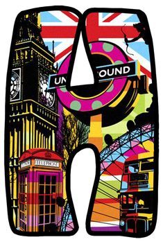 London Letter. Letras Londres. - Oh my Alfabetos!