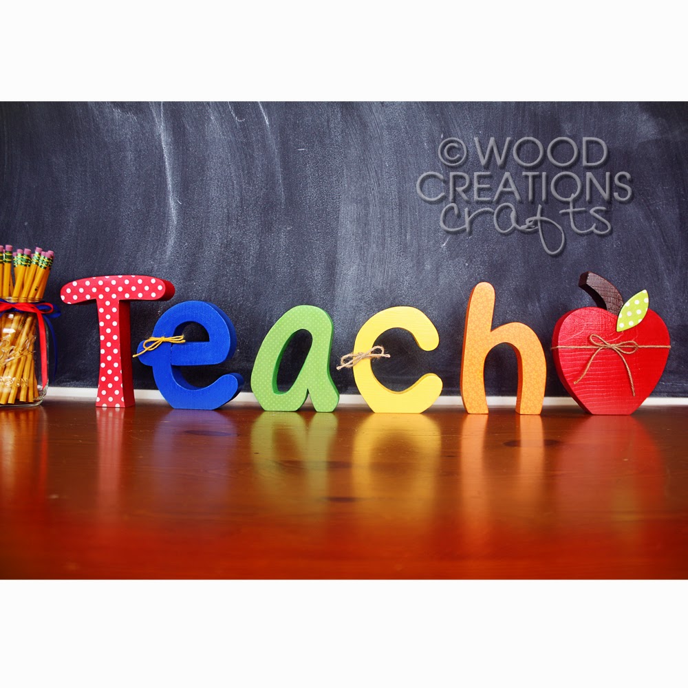 WOOD Creations: Teacher Crafts/Back to School Crafts Are Here