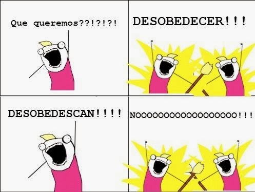 Los mejores memes de: Que queremos? ~ Matando el tiempo.