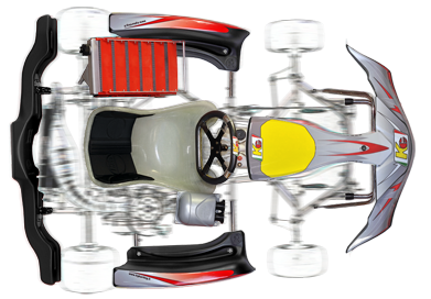 KG Karting USA: FP7 bodywork kit - complete with adjustable rear bumper