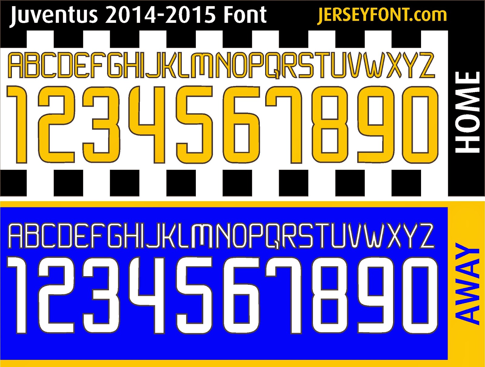 Juventus Font 2014-2015