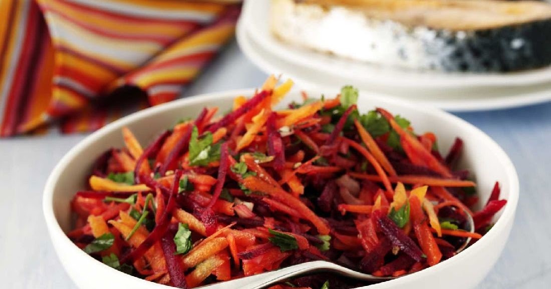 Kookkuns: Rou beet-en-wortel-slaai