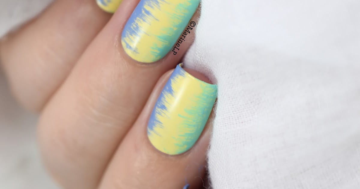 Summer fringed nails [VIDEO TUTO]