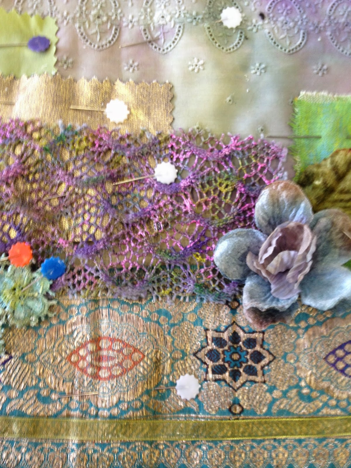 Freckles and Flowers: Monday Crazy Patchwork