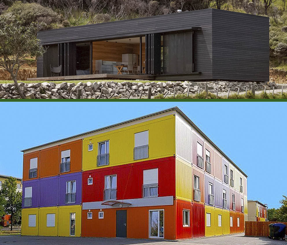 Espacios Plurales: Edificios prefabricados modulares, para viviendas o ...