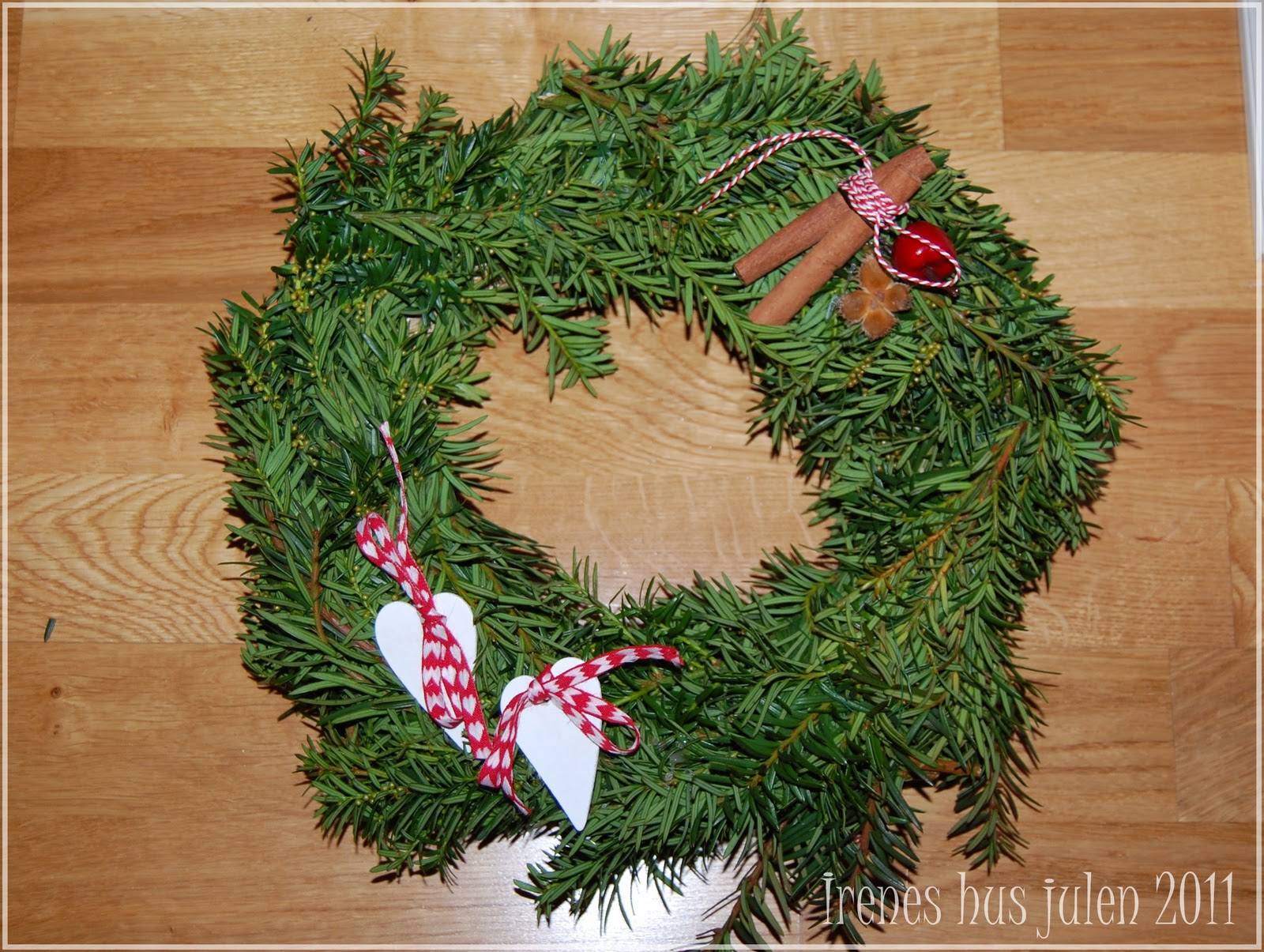 Irenes hus: Årets julkransar!