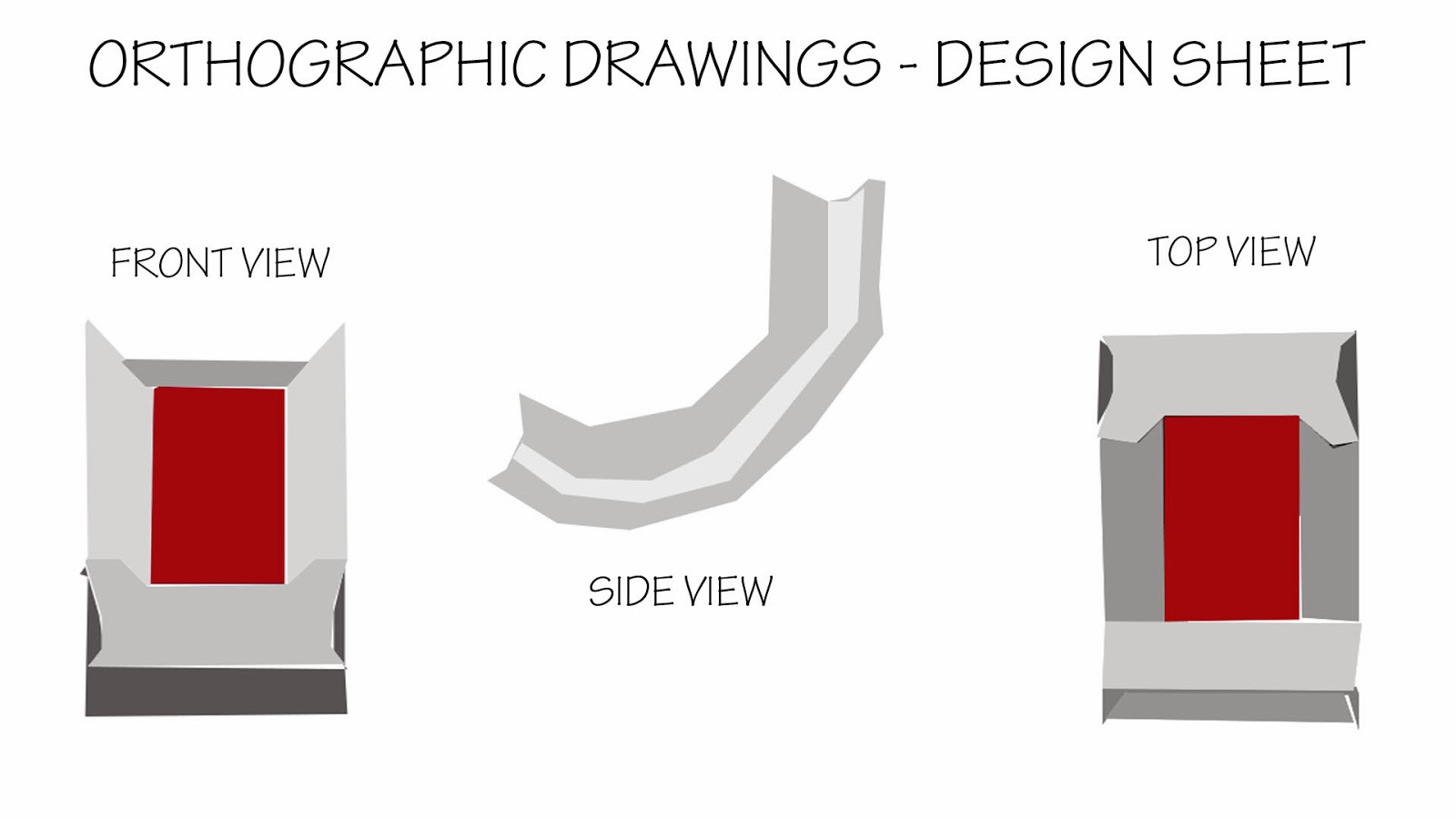 Megan Doyle: Orthographic Drawings for Hero Prop