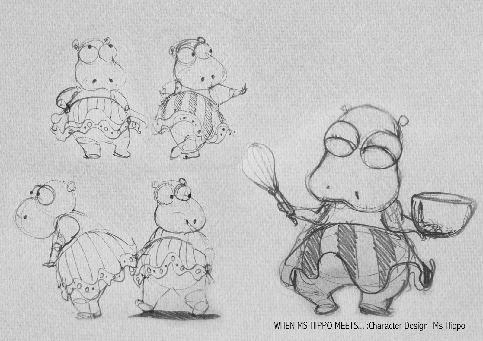 When Miss Hippo meets...
