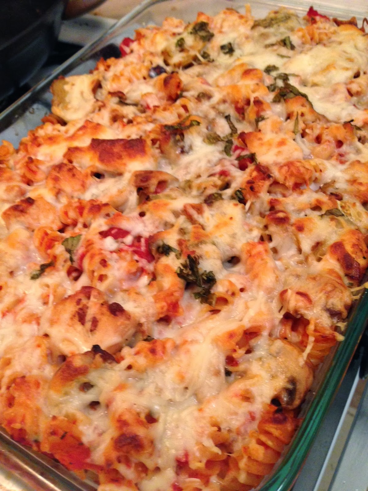 beautiful environments: Hearty Fall Dinner - Baked Pasta with Chicken ...