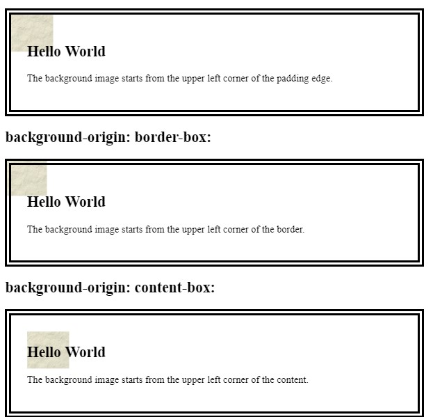 Css3 Background Origin Html5 Öğreniyoruz 8266