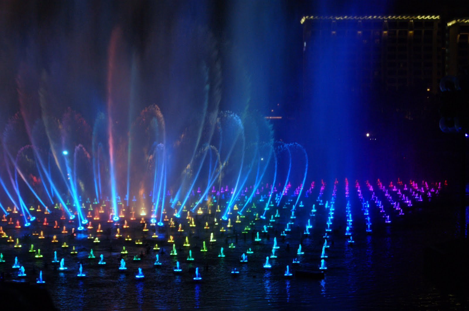 Artful Anthology: Day 21: Disney Water Show.