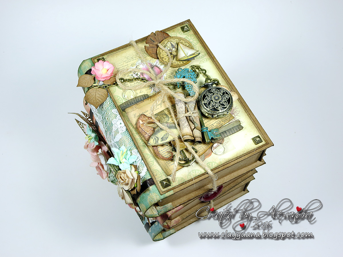 *ClayGuana: Stacked Book Drawers - Project and Tutorial