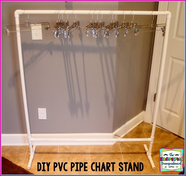 DIY PVC Pipe Chart Stand | Smedley's Smorgasboard of Kindergarten ...