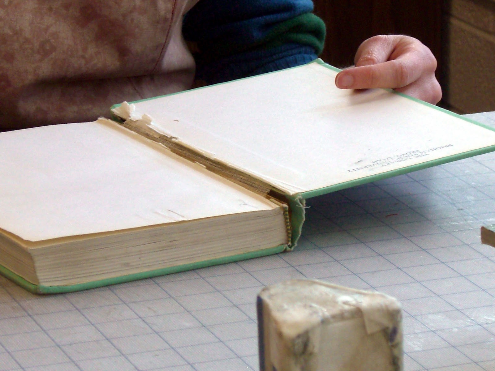 Saltzworks: Book Mending Mini Series -- Separated Spine