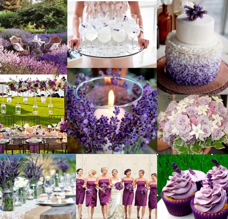 prom dress: Lavender theme summer wedding ideas