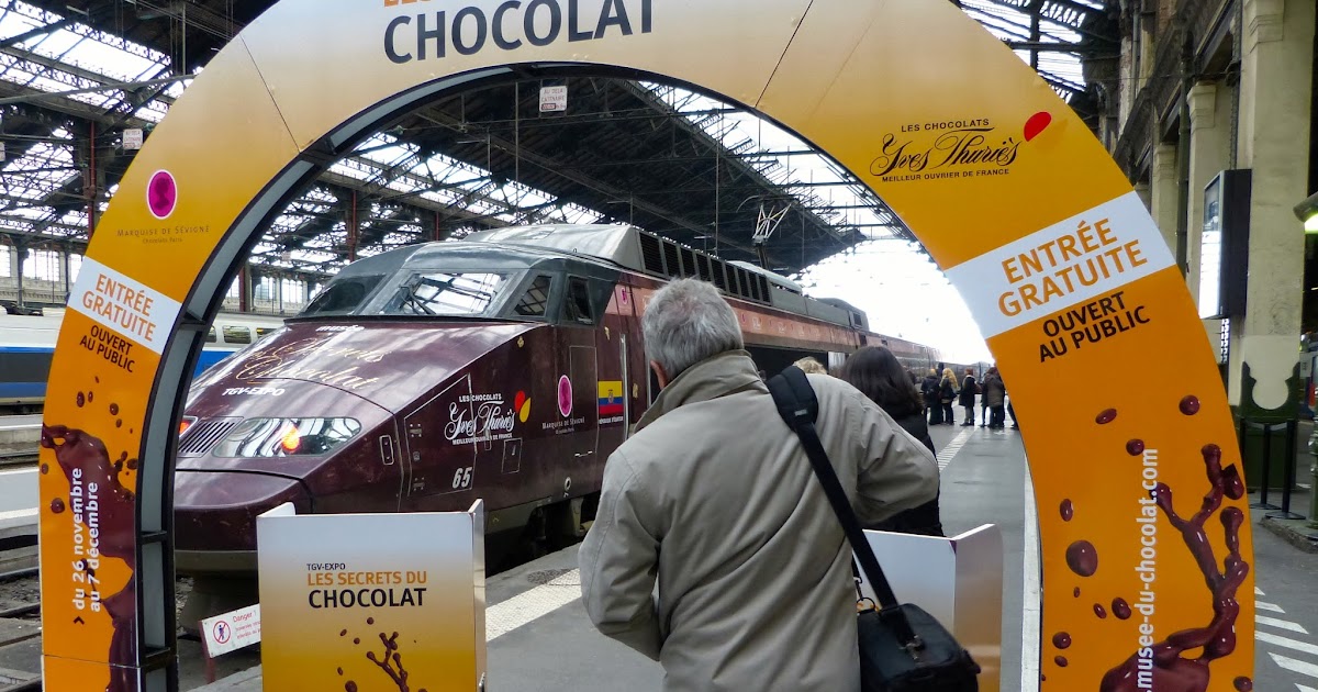 Choo-choo! The chocolate TGV pulls into Paris with FREE "Les Secrets du ...