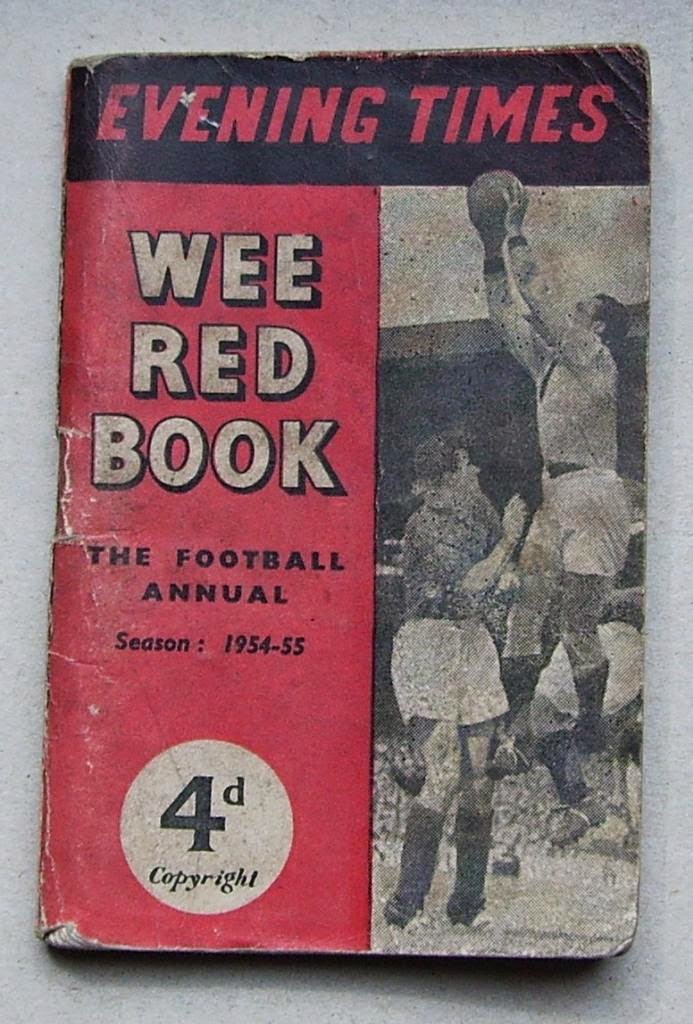 Old Scottish Football: Wee Red Book 1952-53 1954-55 1964-65