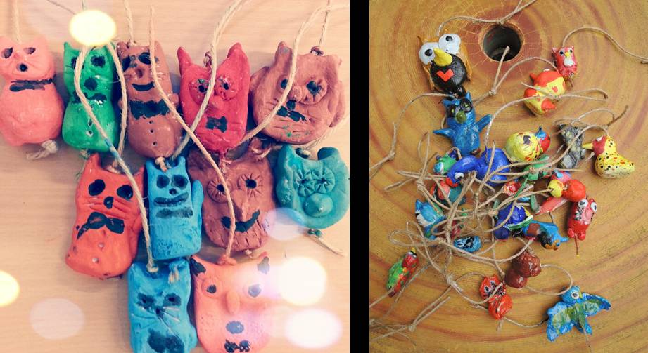 Composite Art & Design: Clay Mobiles (Pri. 2 Post-exam prog.)