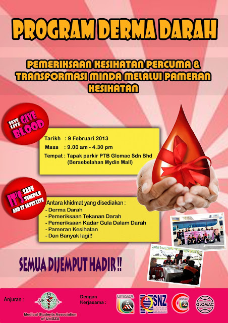 Medical Students Association of UniSZA (MEDISZA): Program Derma Darah