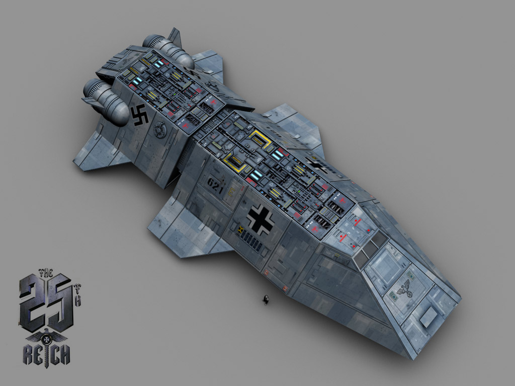 Andrew Glazebrook - My Art Blog: Nazi Spaceship from The 25th Reich