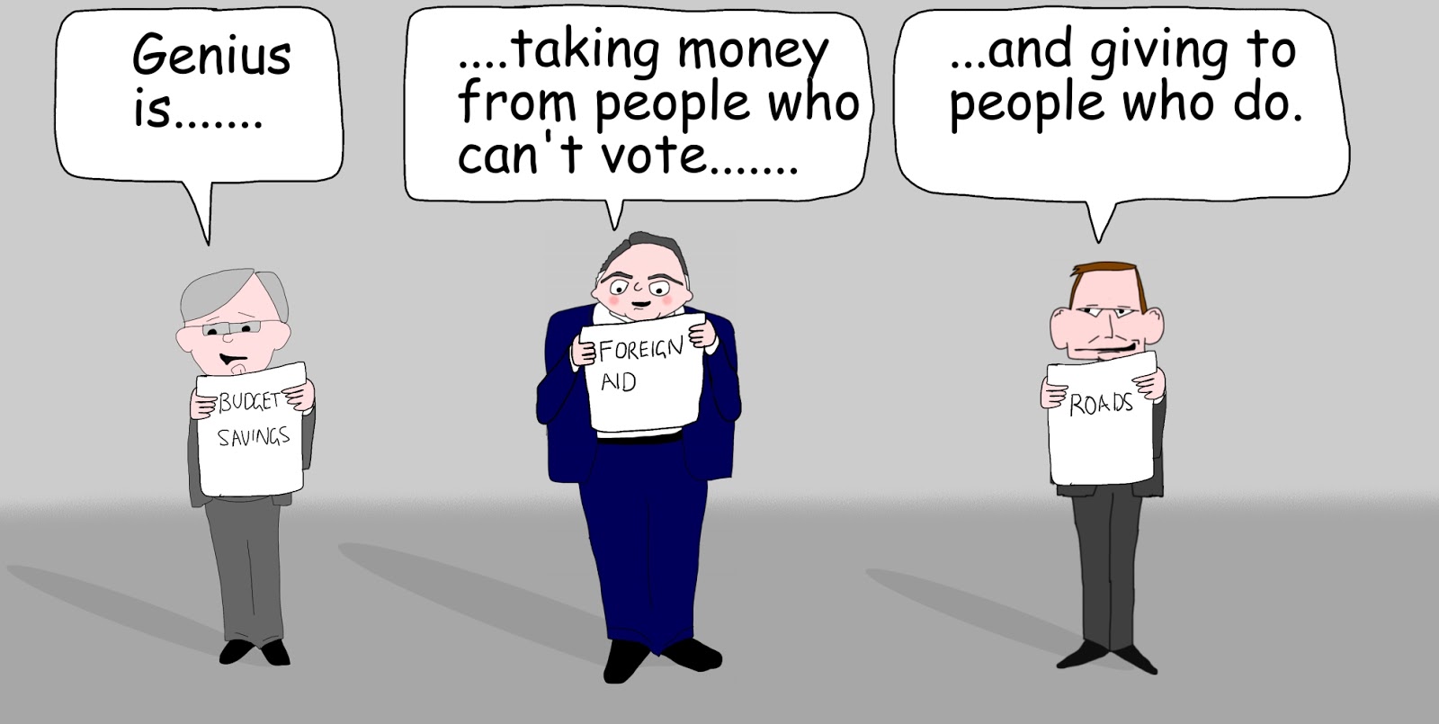 laberal: Coalition cuts foreign aid budget to fund election promises ...