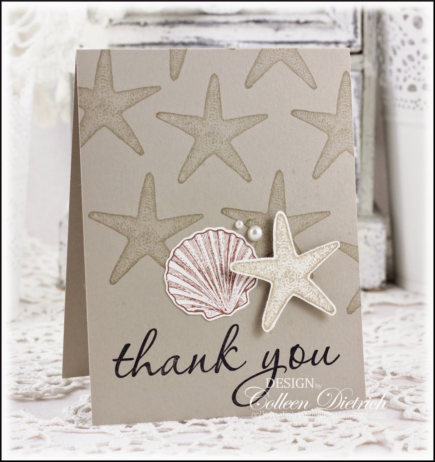 Seashore Thank You | Colleen Dietrich Designs