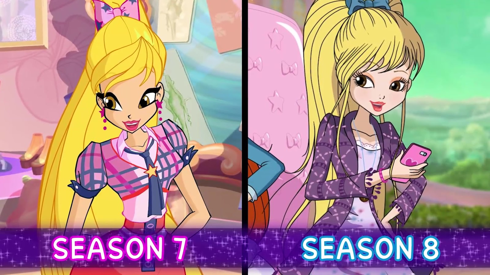 Winx Club fairies evolution from Season 1 to 8 🌟 - Winx Club All