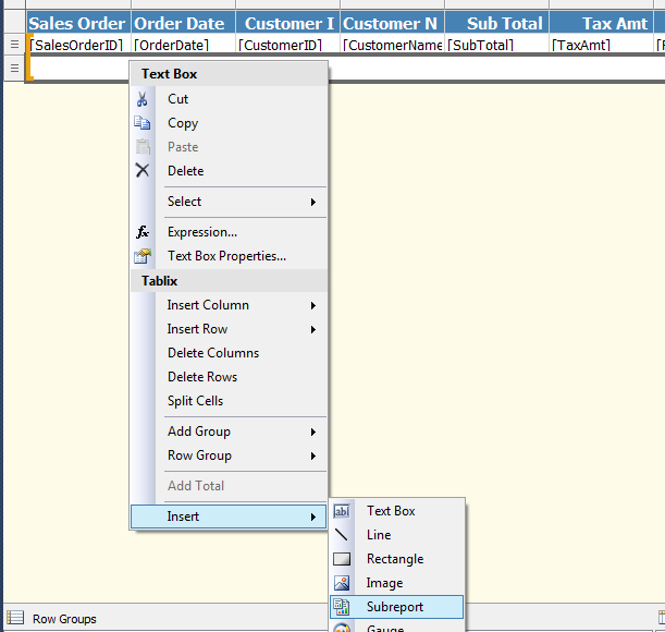Sub Report in SSRS - IT Developer Zone