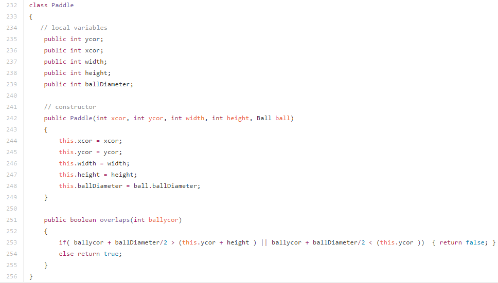 Rampant Robots: Pong in Java: Mouse Controlled Paddle