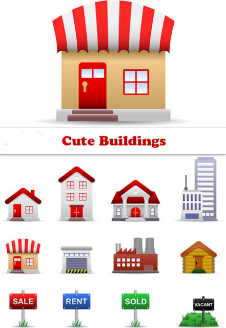 Quality Graphic Resources: Cute Buildings