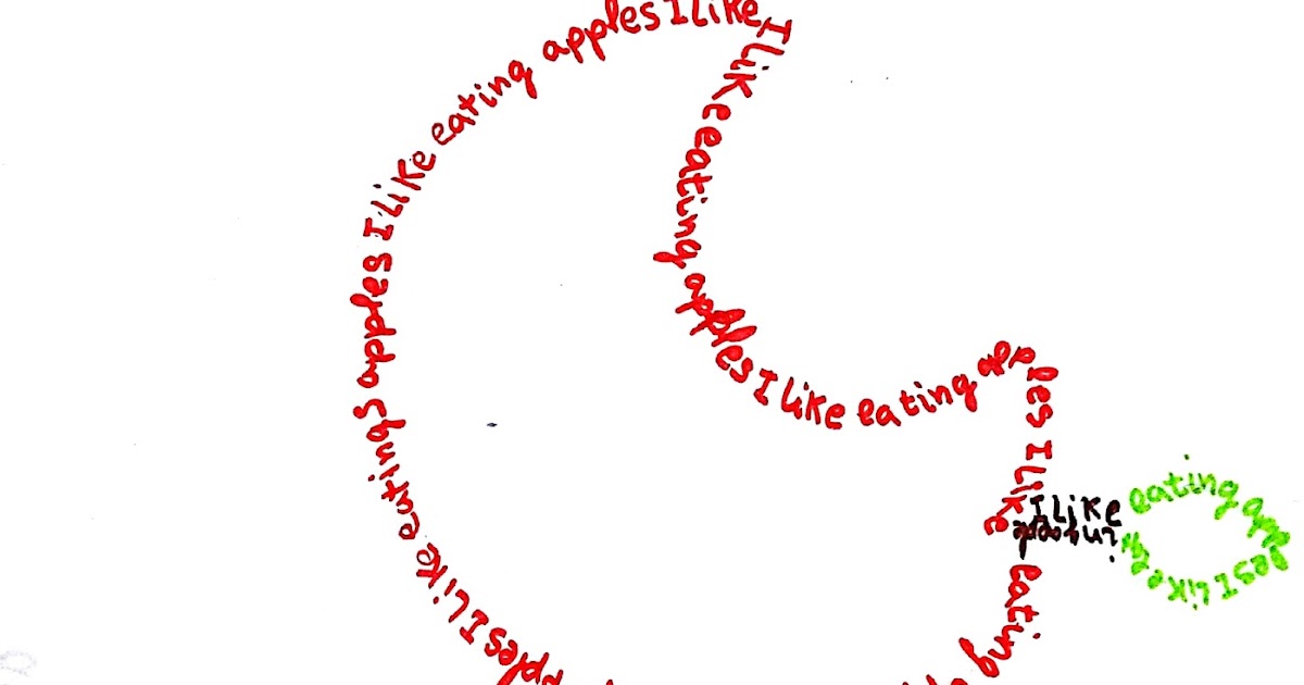 Raquel's English Class Blog: Calligrams