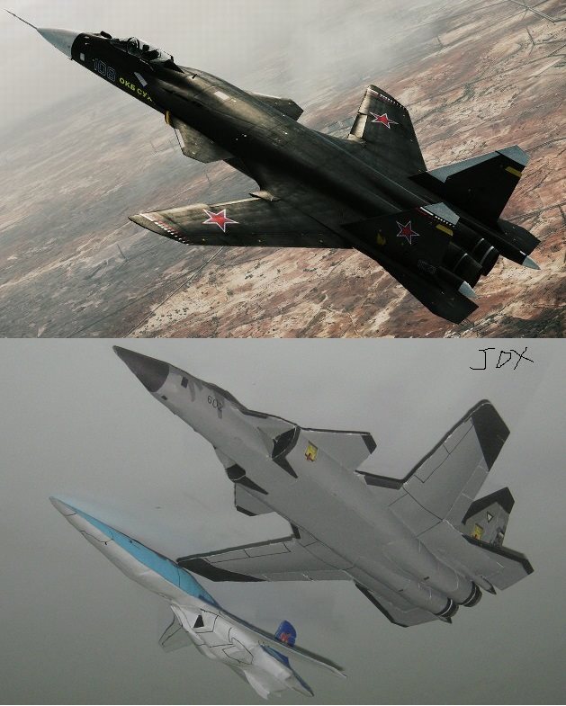 Ace Combat Model - Drawings: Su-47 Berkut