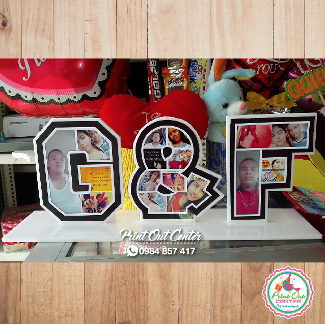 Letras personalizadas con fotos - Print Out Center