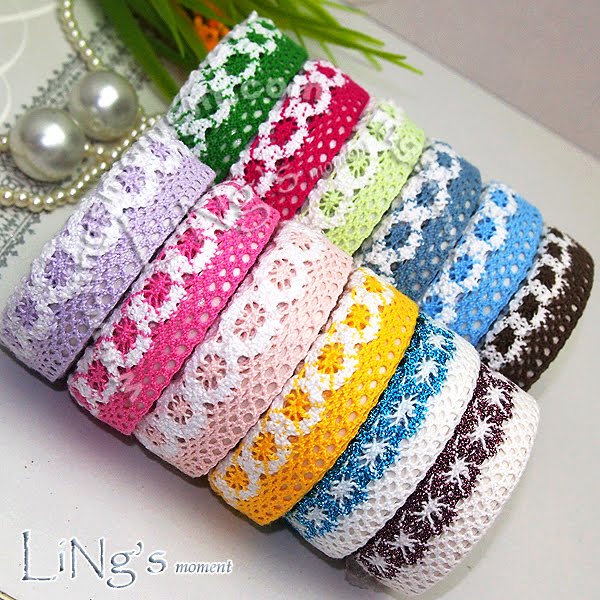 Rachana's Crafty Corner: Introducing Fabric Tapes, Cotton Lace Tapes ...