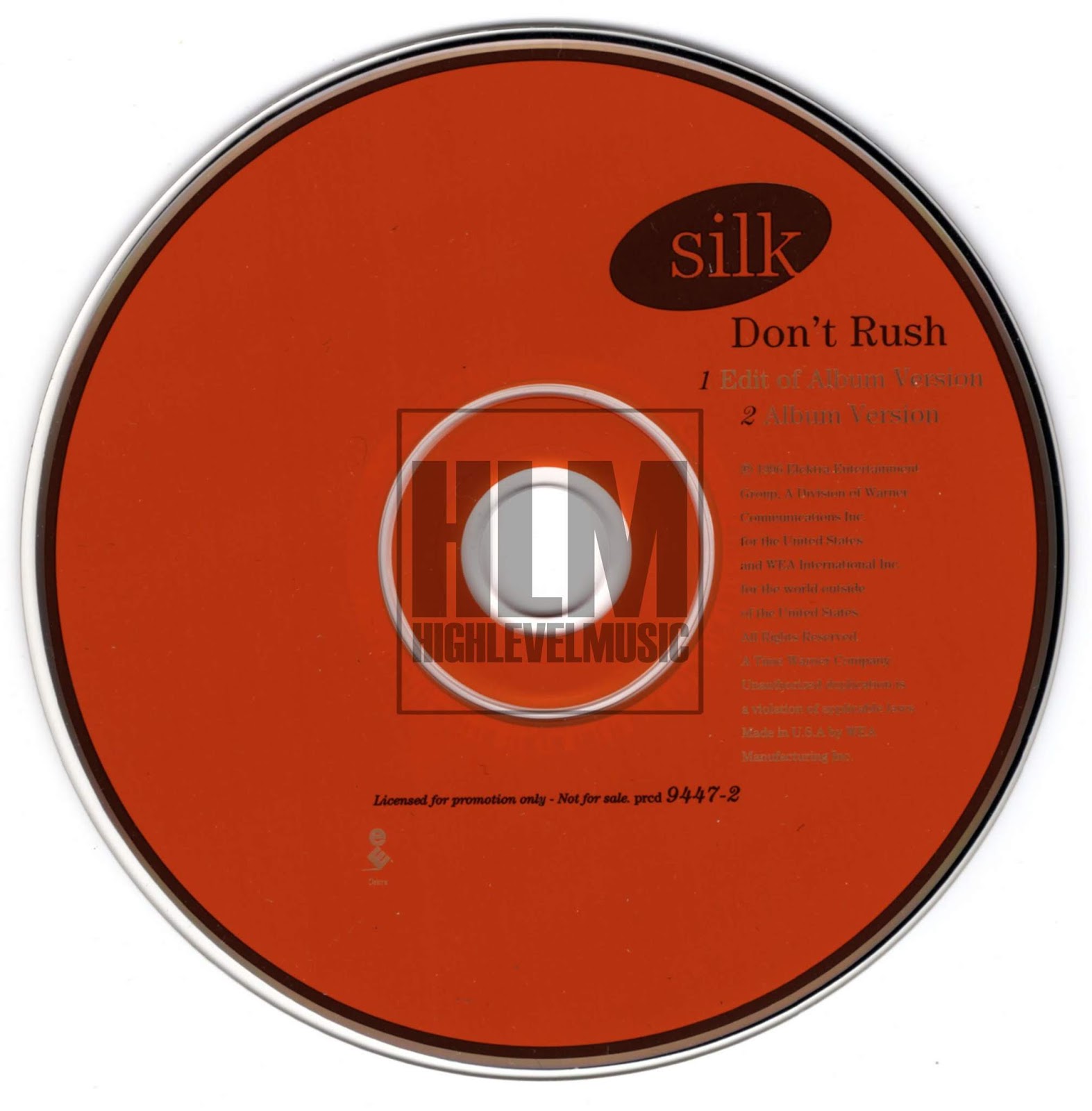 highest level of music: Silk - Don't Rush-(Promo_CDS)-FLAC-1996-hlm