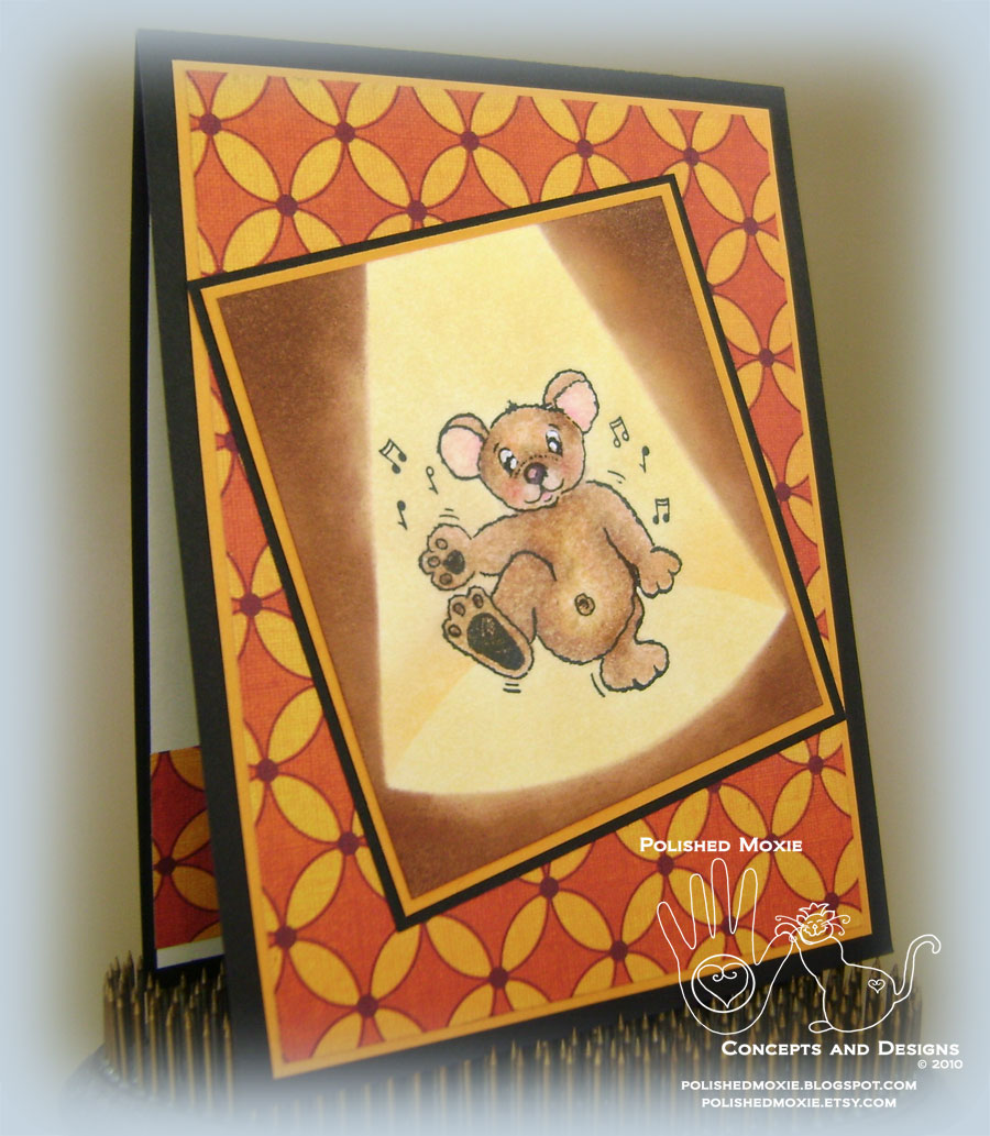 Handmade Dancing Teddy Bear Cards and Royalty in the House | Polished ...