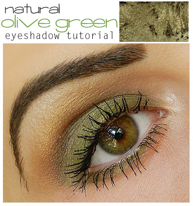 makeup tutorial blogger: Natural Olive Green Eyeshadow Tutorial.