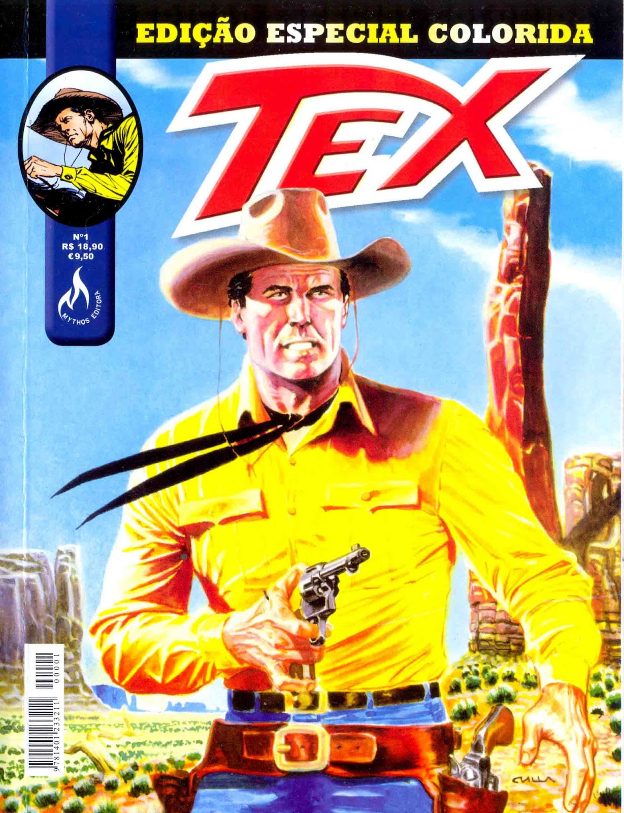 Gibis Clássicos: Tex Edição Especial Colorida n° 1 - Mythos