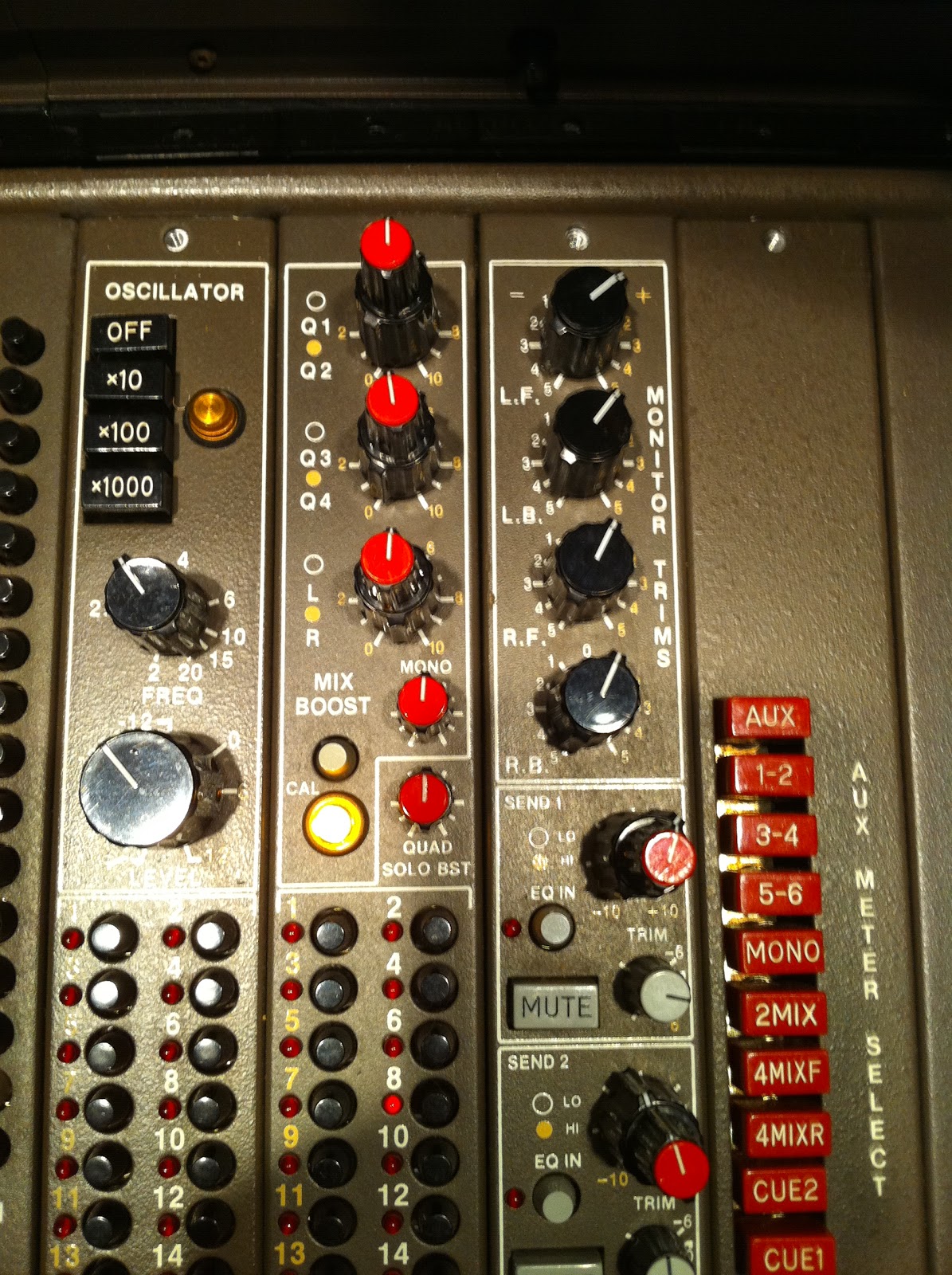 Gary Noble Show: My Visit To A Personal Studio with an MCI Console.