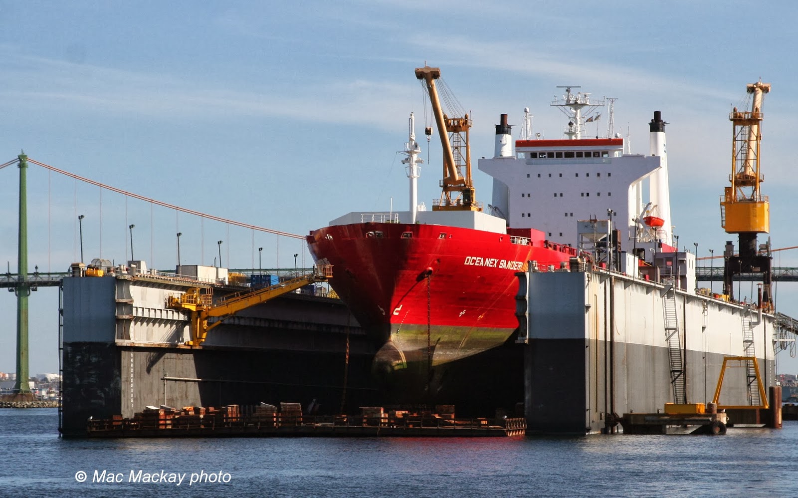Shipfax: Oceanex Sanderling in the Novadock