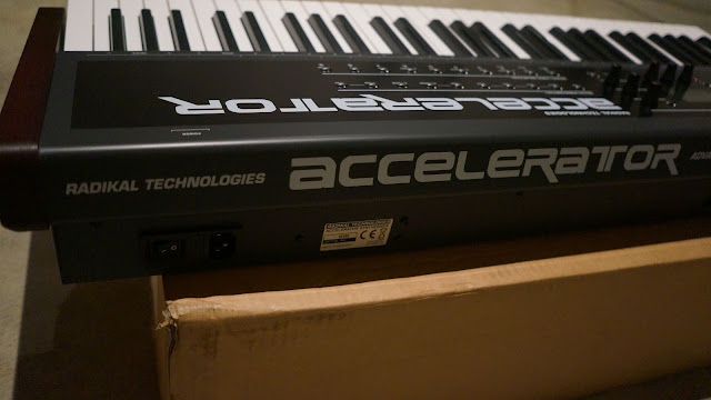 MATRIXSYNTH: Radikal Technologies Accelerator Synthesiser Keyboard SN 15102