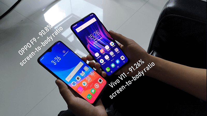 Watch: Vivo V11 vs OPPO F9 - Comparison