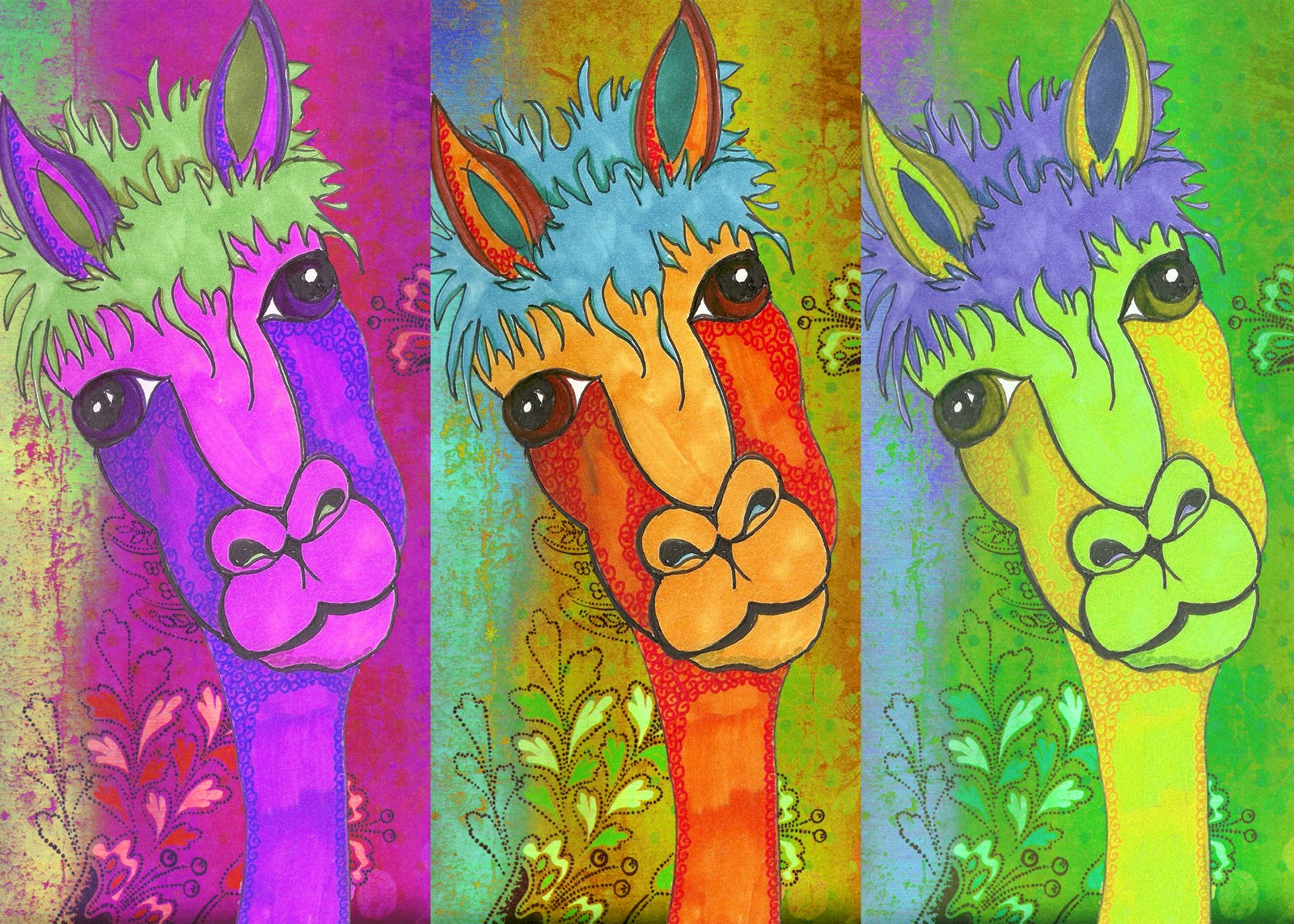 Art Play Today: Alpaca Art