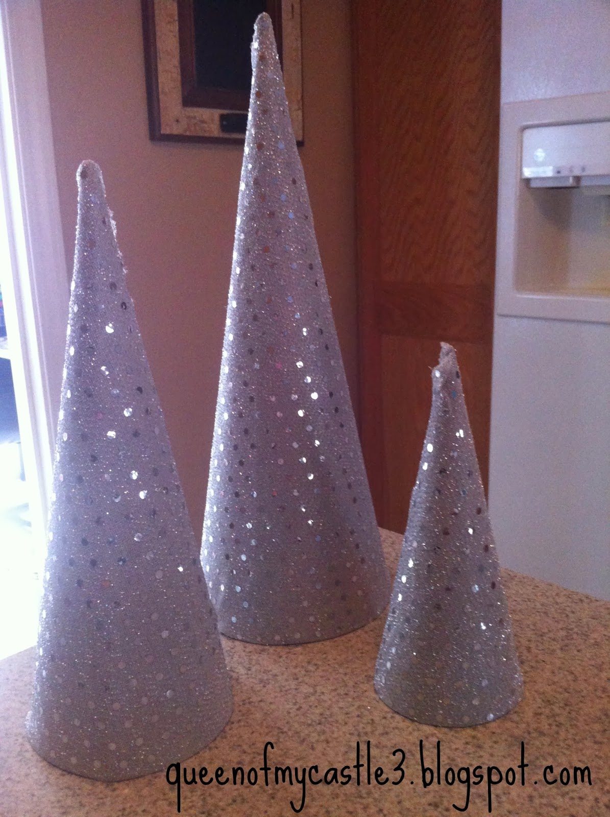 DIY Sparkly Cone Trees | Grace and Gravel - a Lifestyle Blog
