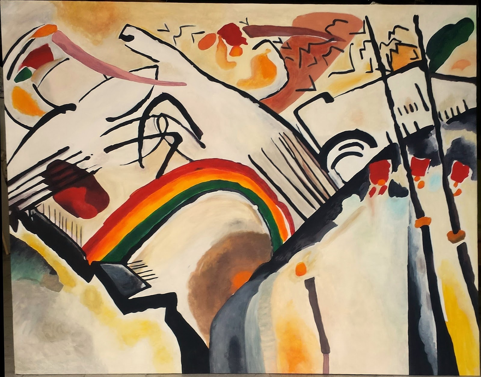 ARTI' - Leggere è Viaggiare: Wassily Kandinsky - Cossacks - Acrilico su ...